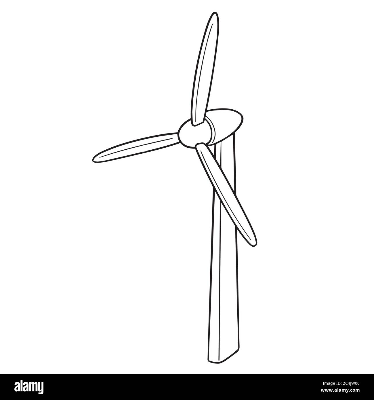 Ecological energy source vector Black and White Stock Photos & Images ...