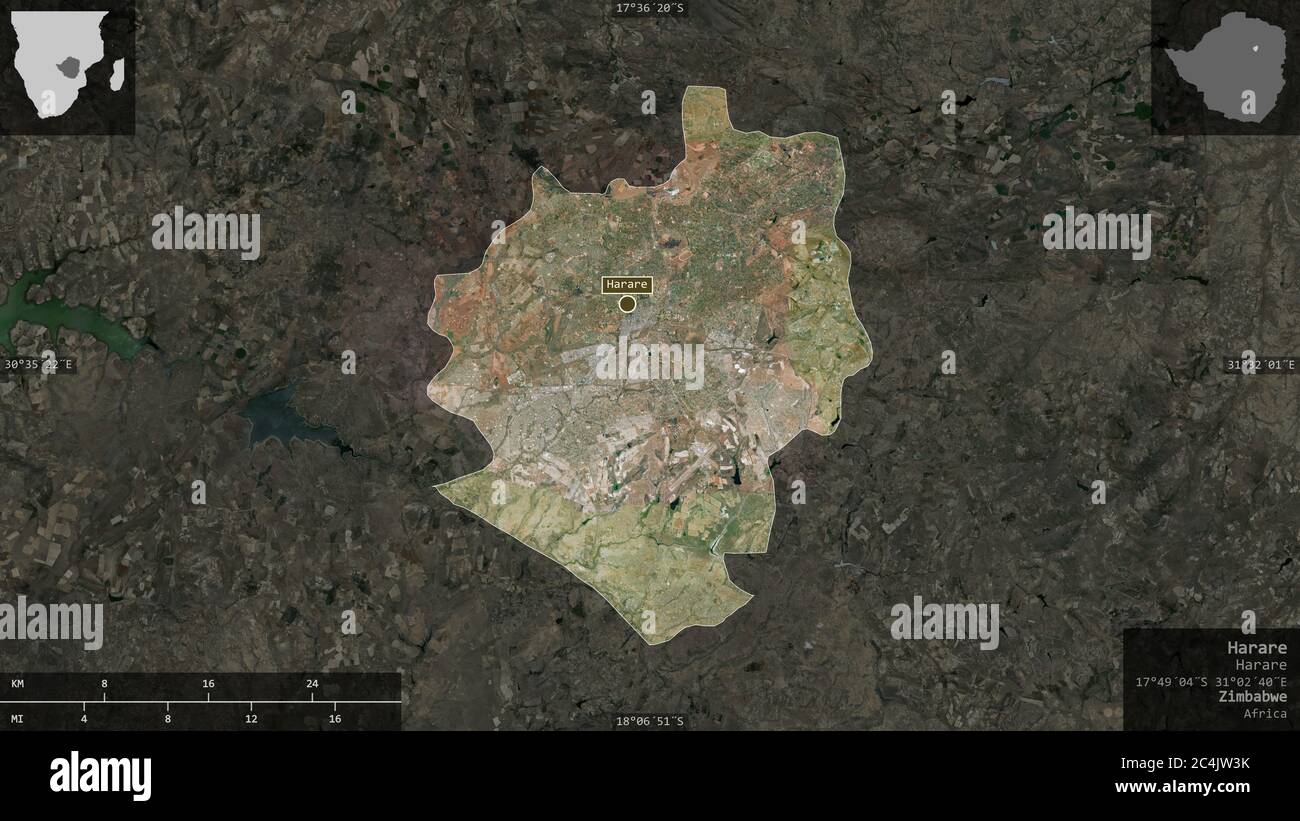 Satellite view zimbabwe country hi-res stock photography and images - Alamy