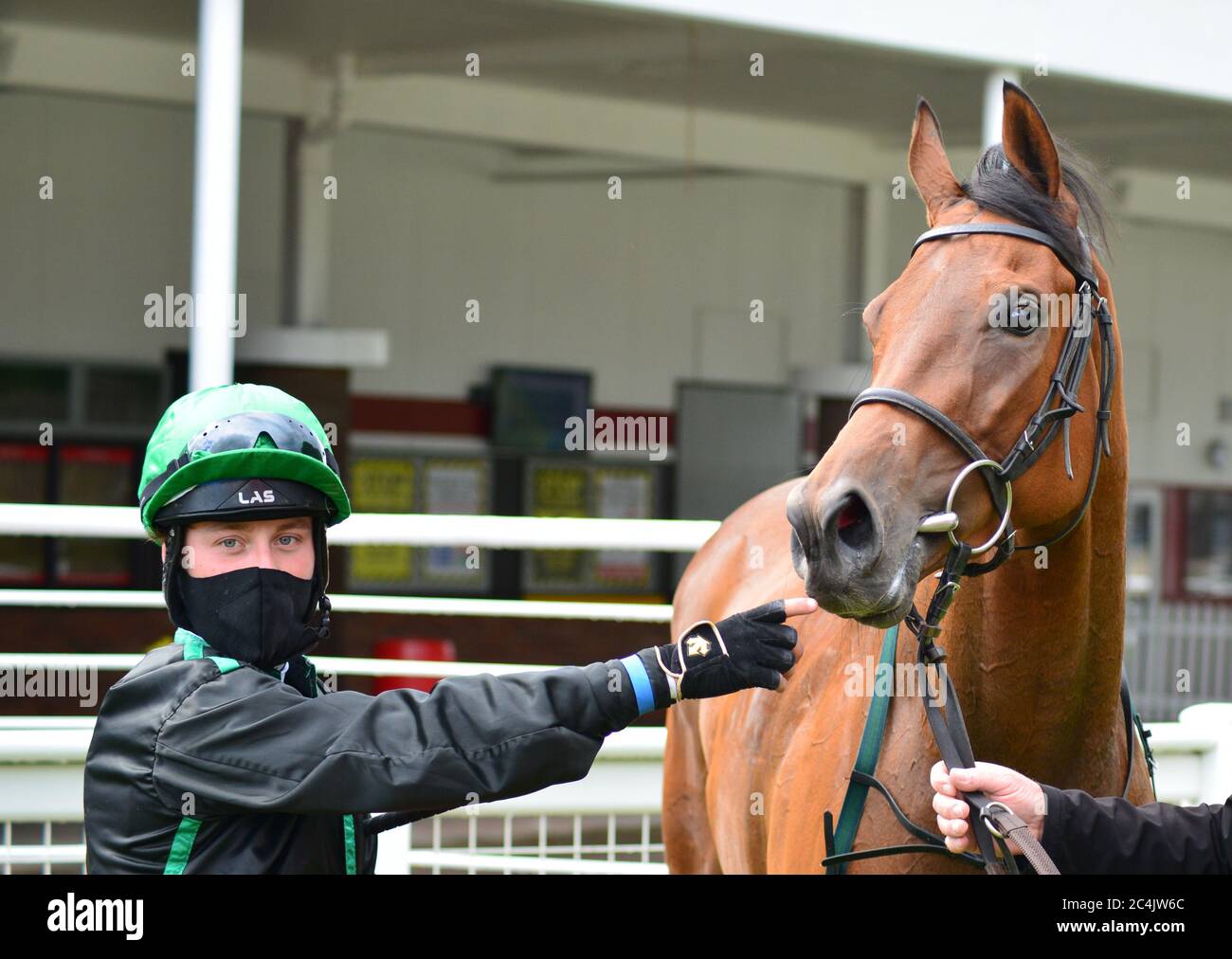 Bal Mal and Ceiren Fallon after winning the Every Race Live On Racing ...