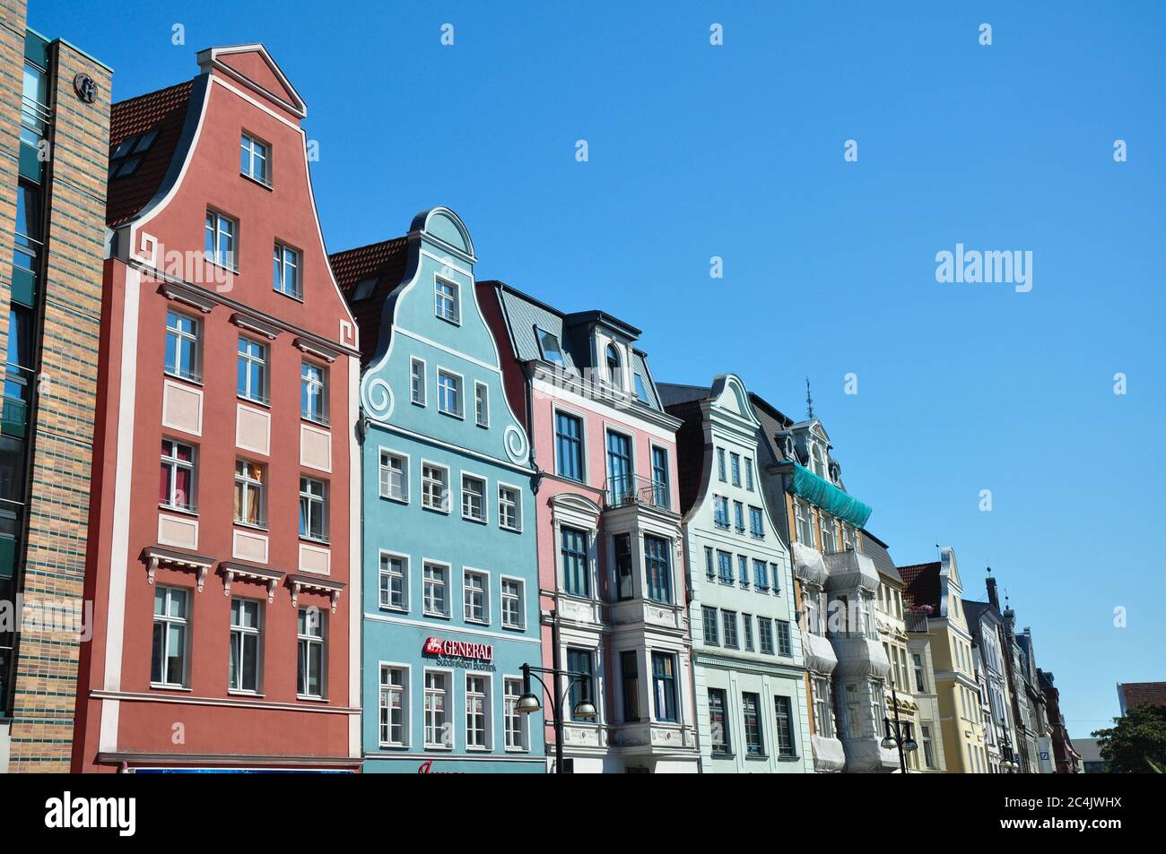 Rostock New Market Square in Germany Stock Photo - Alamy
