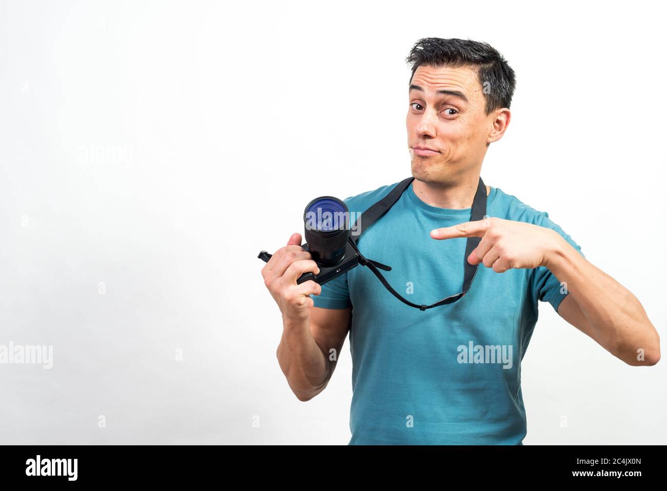 Mid shot young caucasian hi-res stock photography and images - Alamy