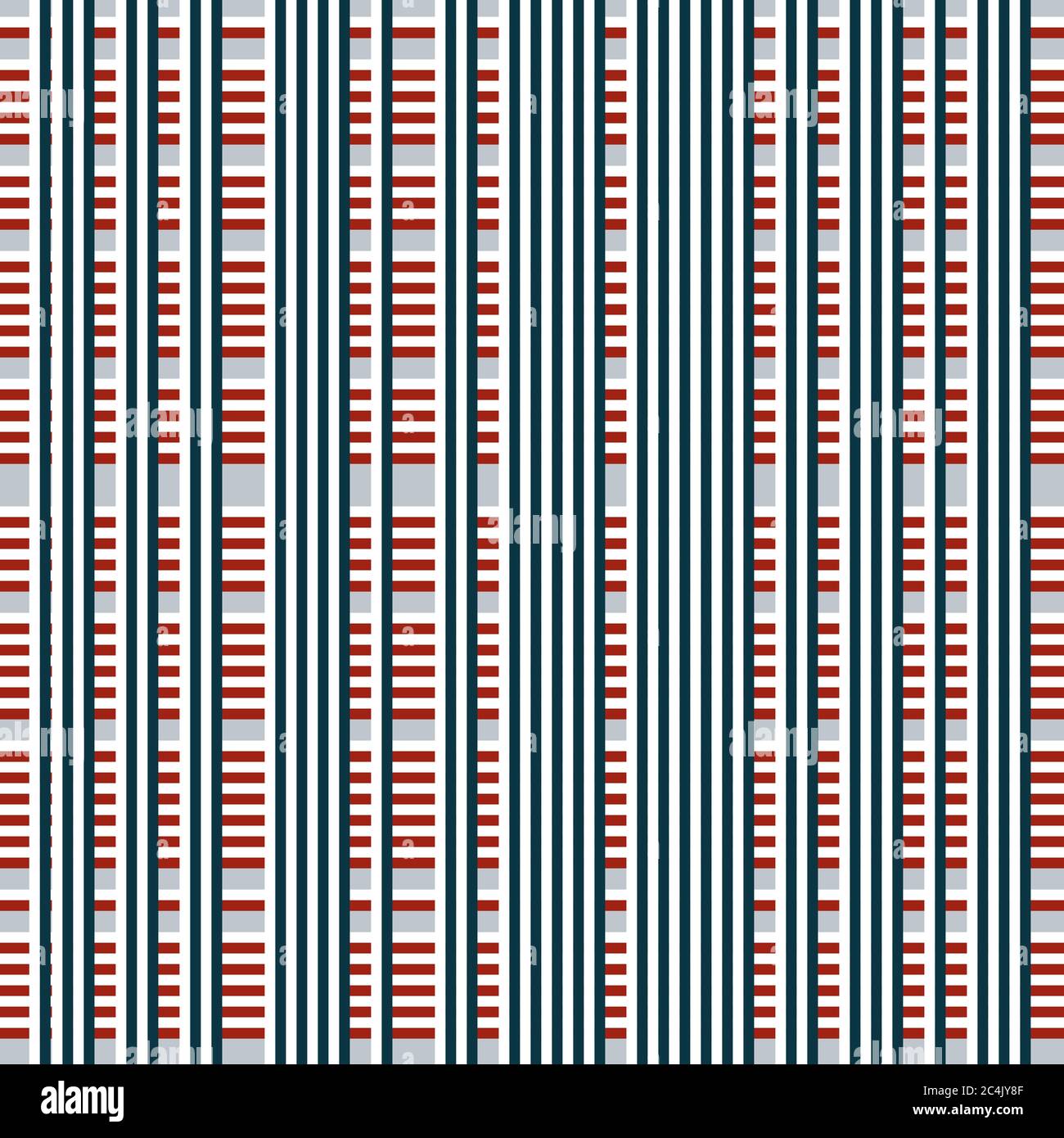 Seamless pattern with horizontal and vertical colored segments Stock ...