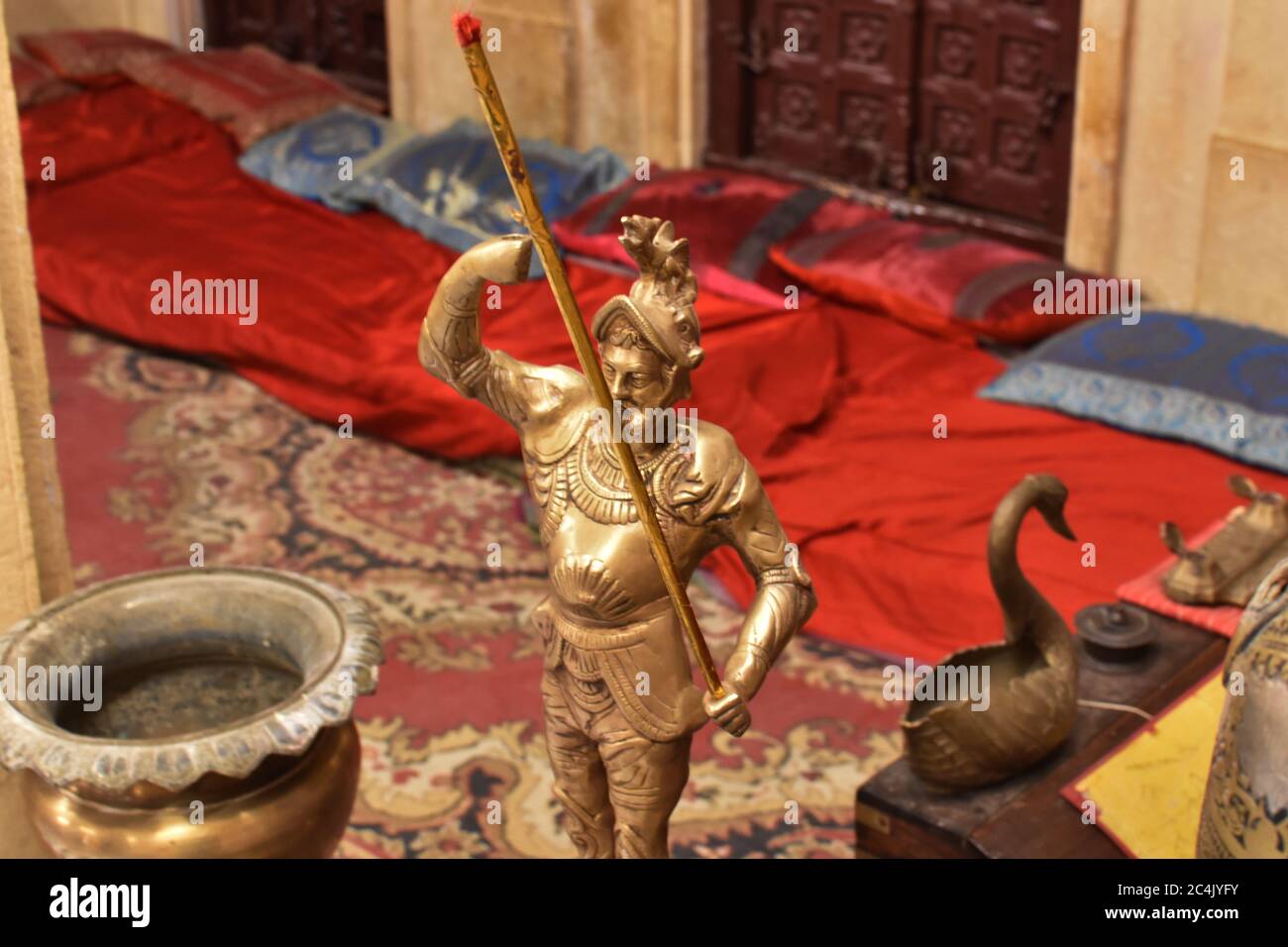 metal handicrafts of jaisalmer,Rajasthan Stock Photo - Alamy