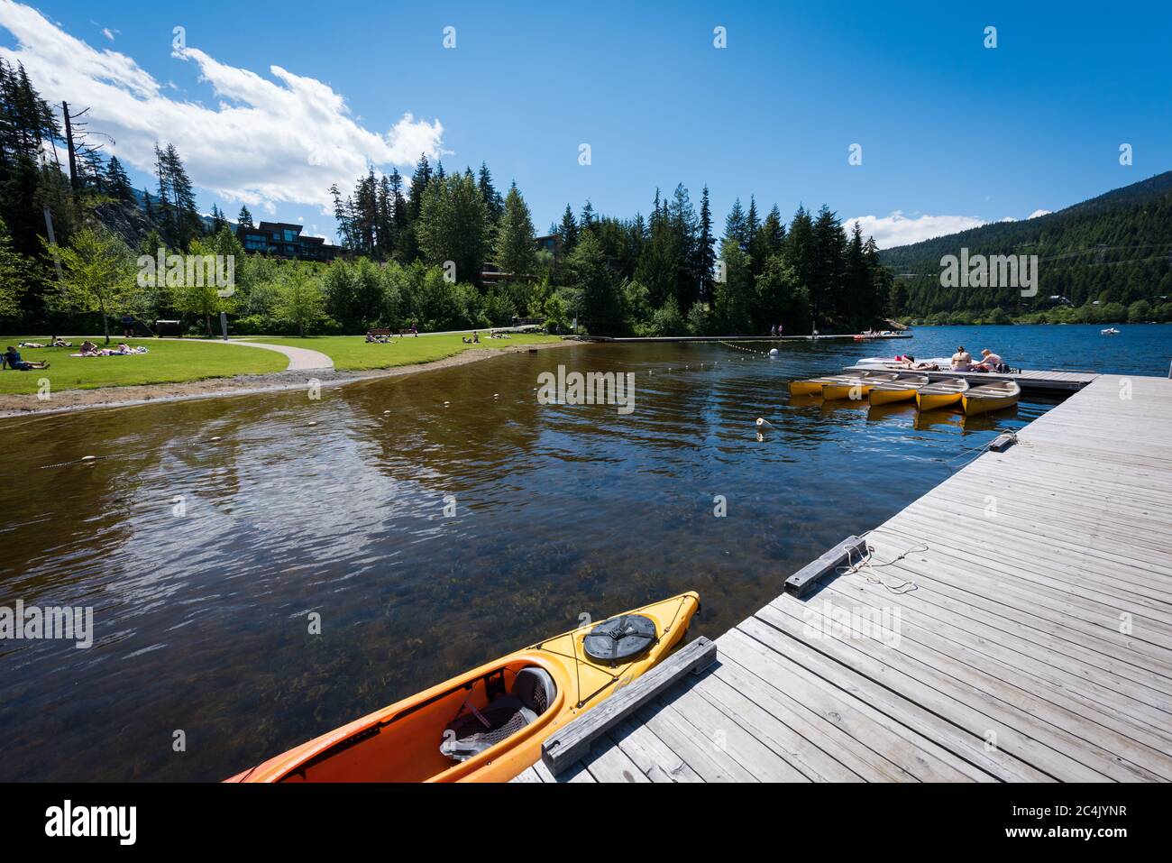 Canada whistler canoe hi-res stock photography and images - Alamy