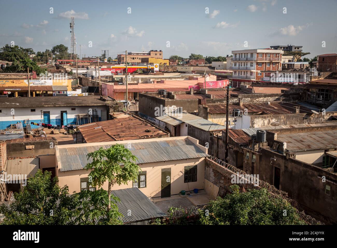 Gulu, Northern Region, Uganda. 28th May, 2020. A view of Gulu town ...