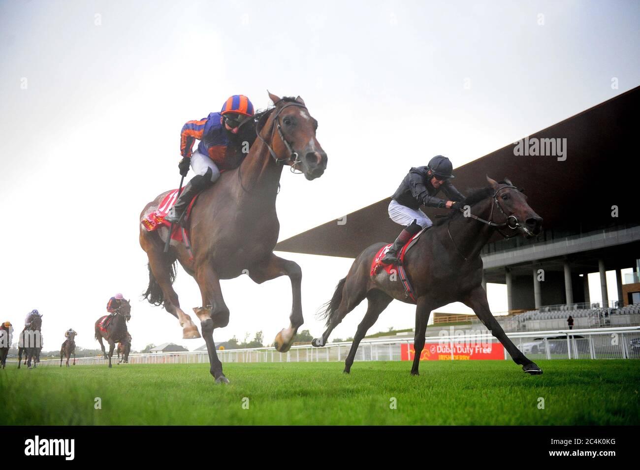 Santiago and Seamie Heffernan (left) win the Dubai Duty Free Irish ...