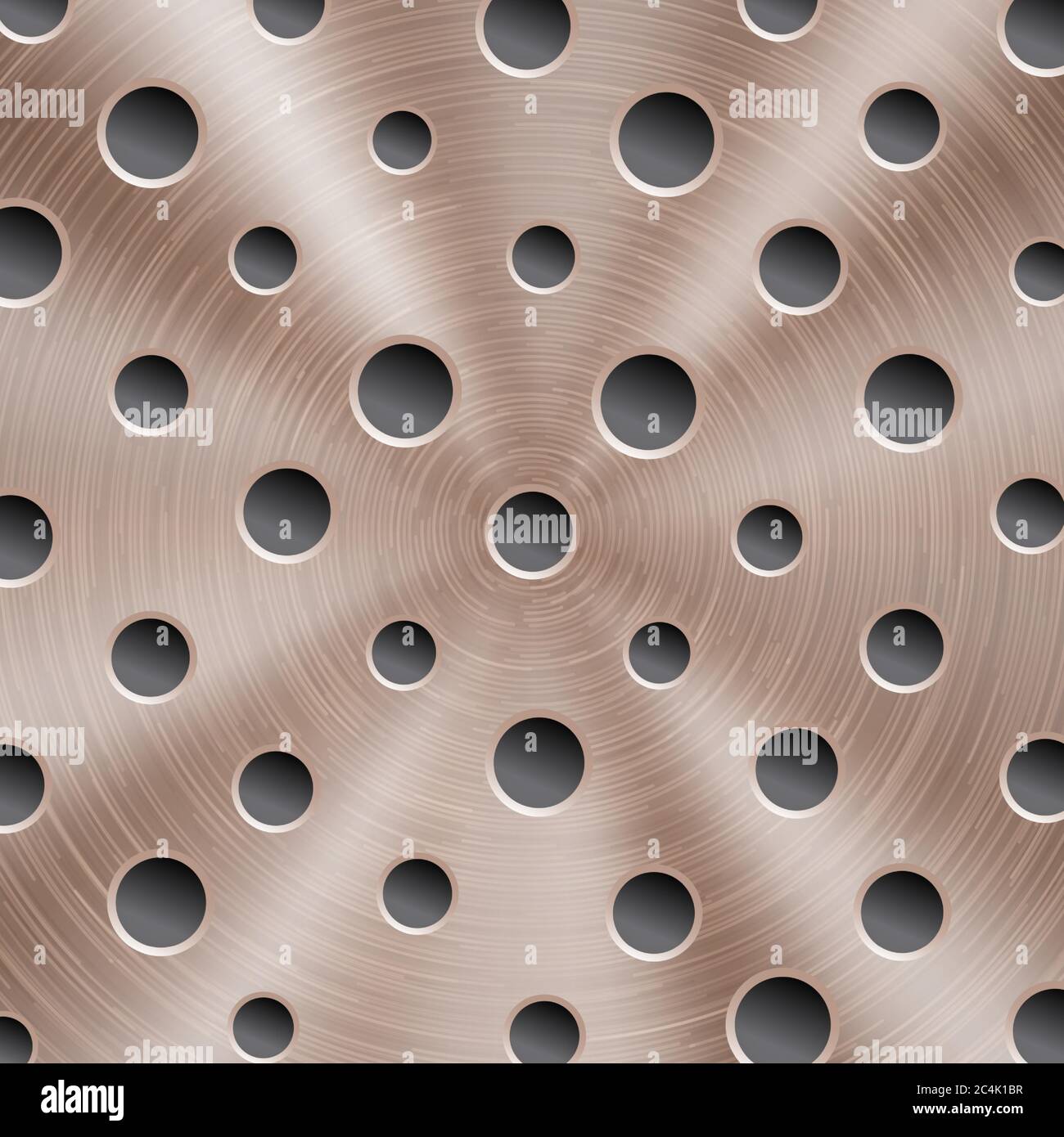 Bronze Circular Pattern