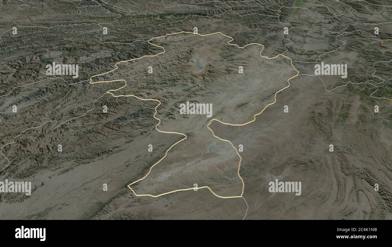 Ghazni province map hi-res stock photography and images - Alamy