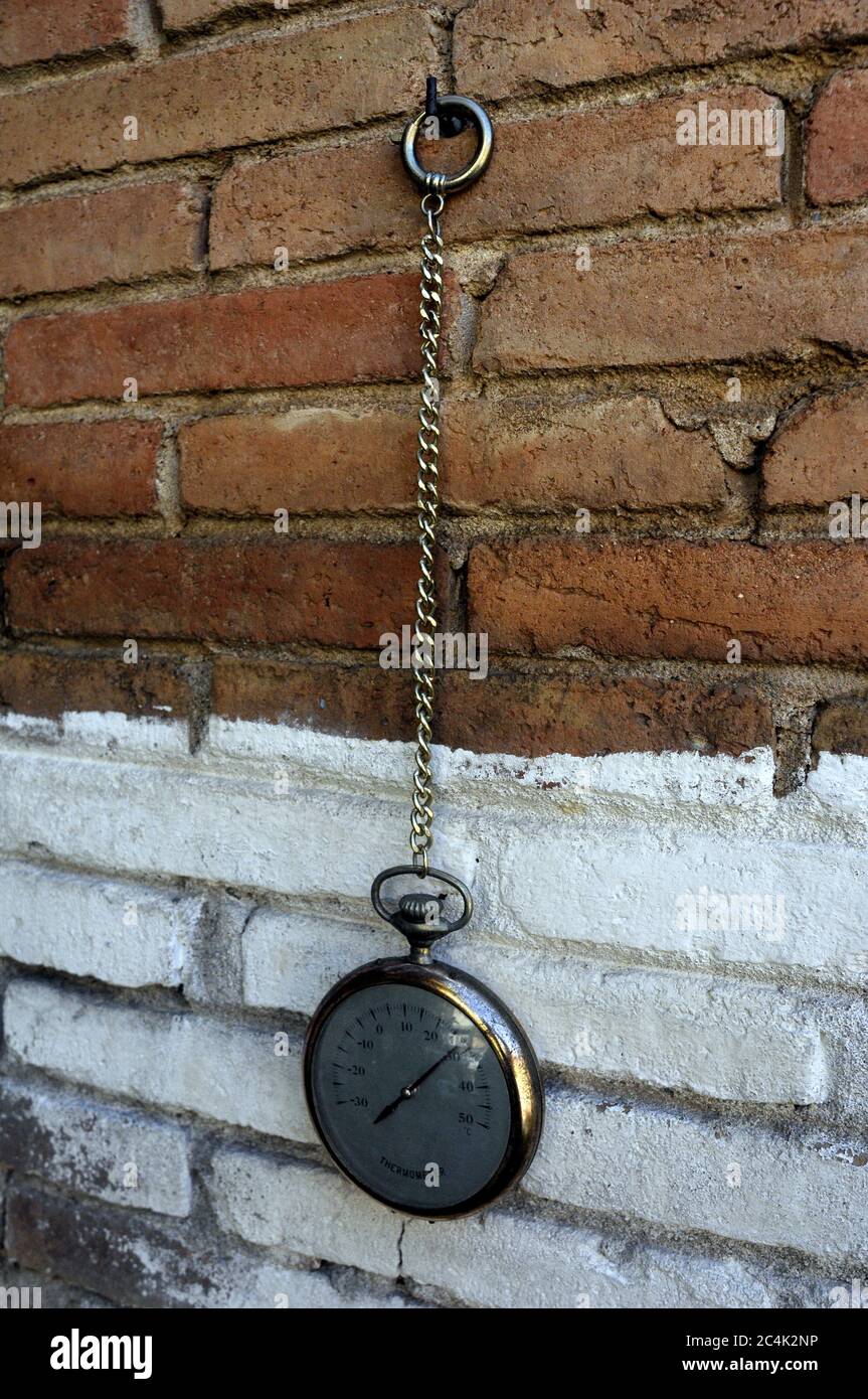 thermometer as a pocket watch Stock Photo - Alamy