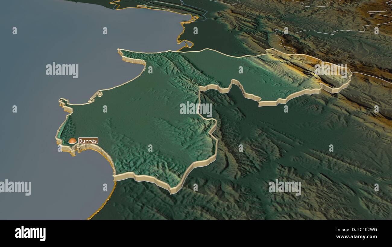 Durres map hi-res stock photography and images - Alamy