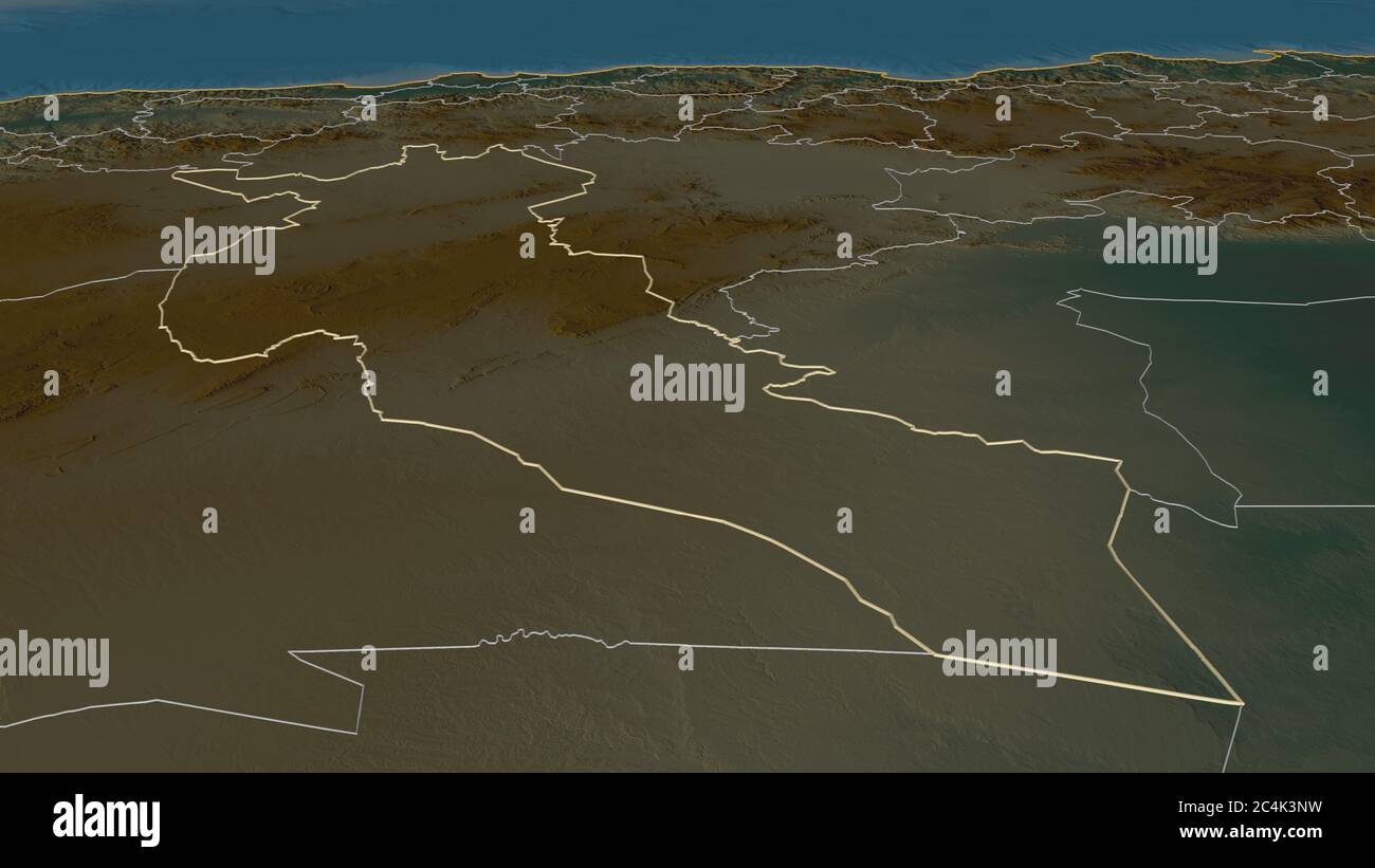 El djelfa map hi-res stock photography and images - Alamy