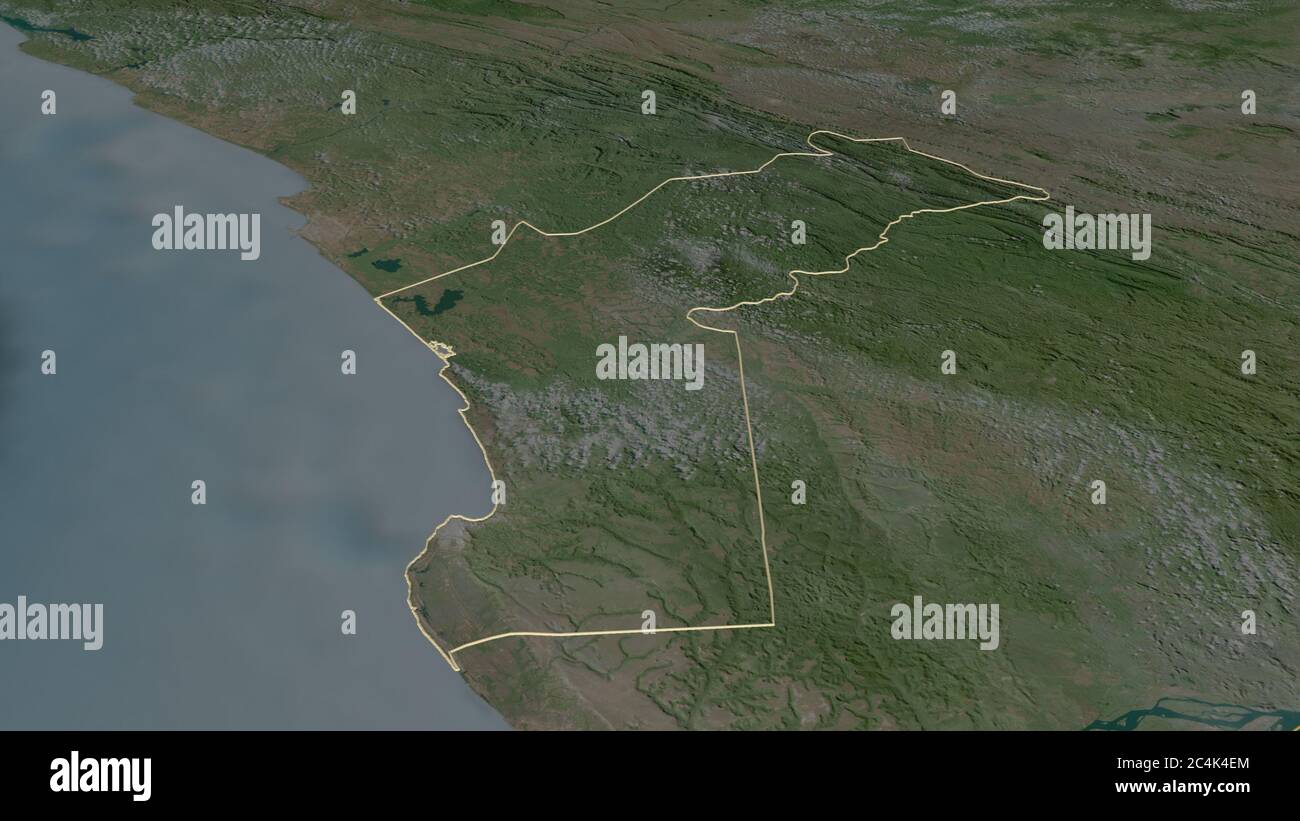 Cabinda province map hi-res stock photography and images - Alamy