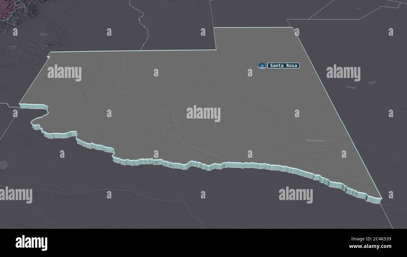 Map of la pampa hi-res stock photography and images - Alamy