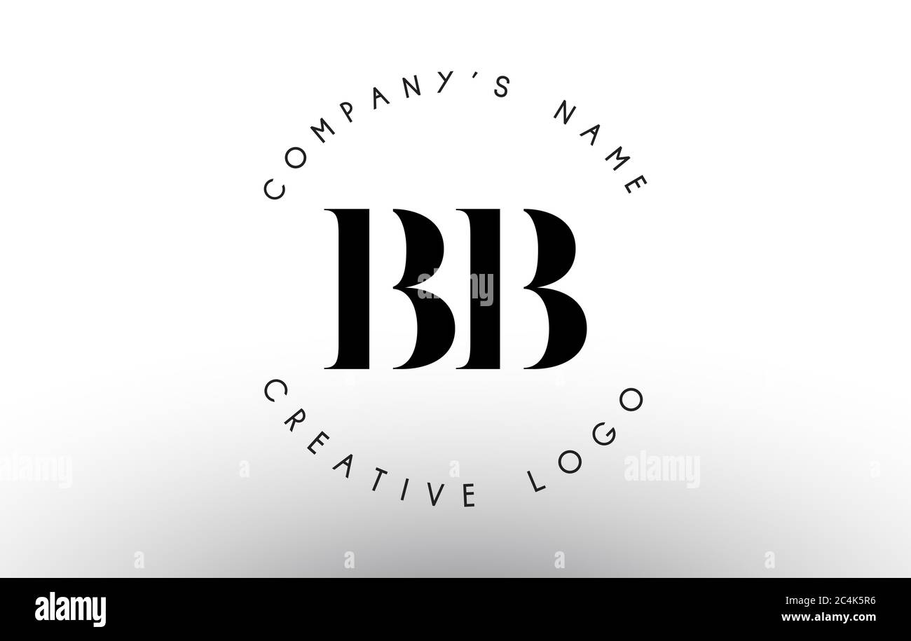 Letters BB B Logo with a minimalist design. Simple BB Icon with ...