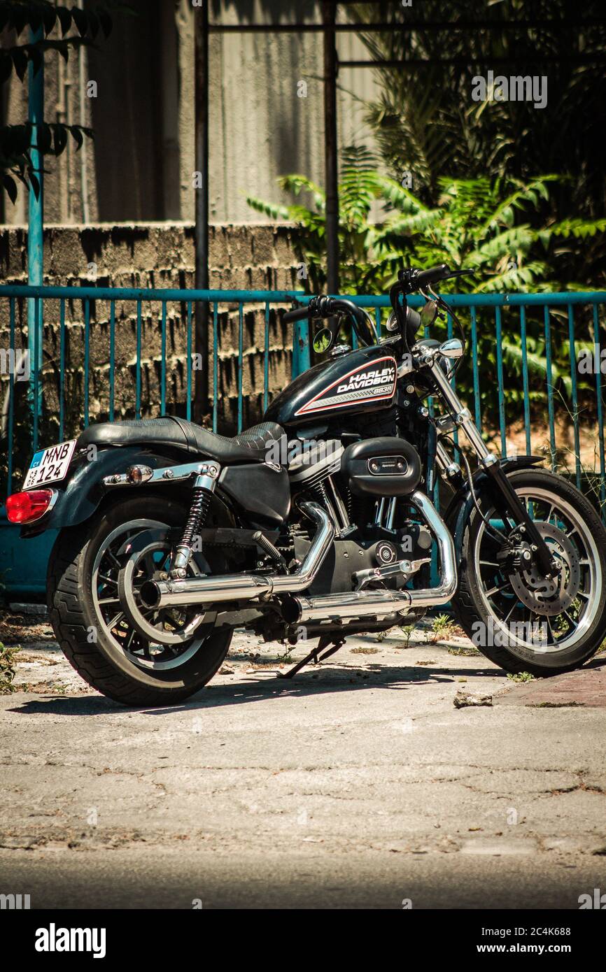 Harley davidson sportster close up hi-res stock photography and images - Alamy