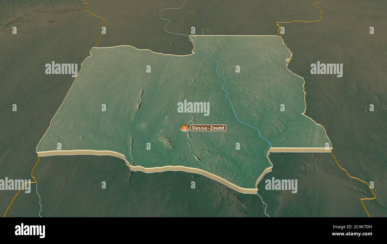 Benin relief map hi-res stock photography and images - Alamy