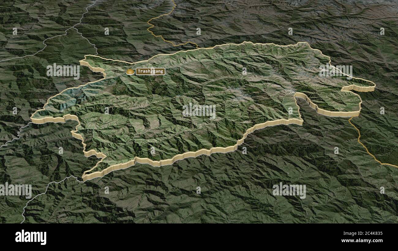 Map of trashigang hi-res stock photography and images - Alamy