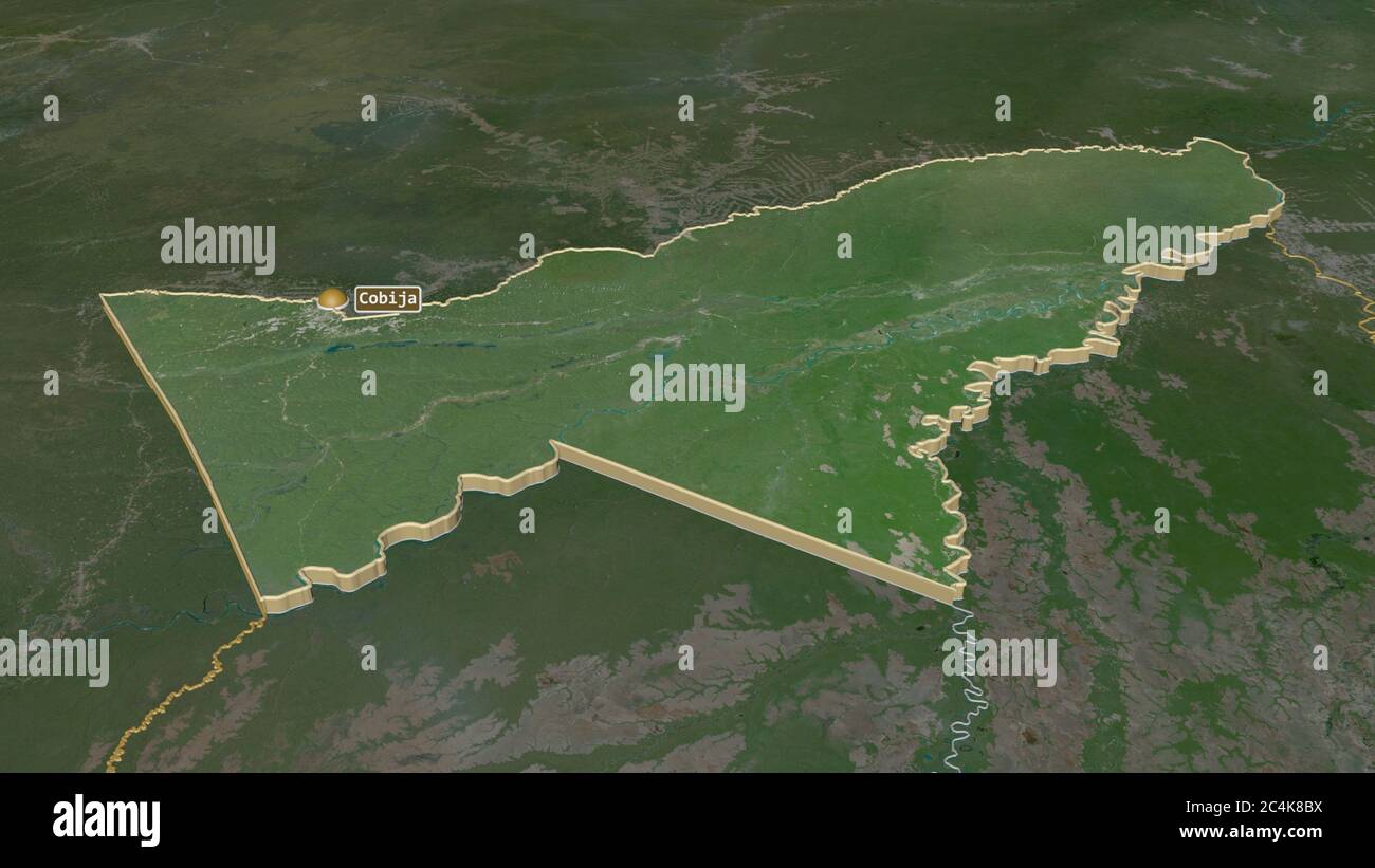 Pando bolivia map hi-res stock photography and images - Alamy