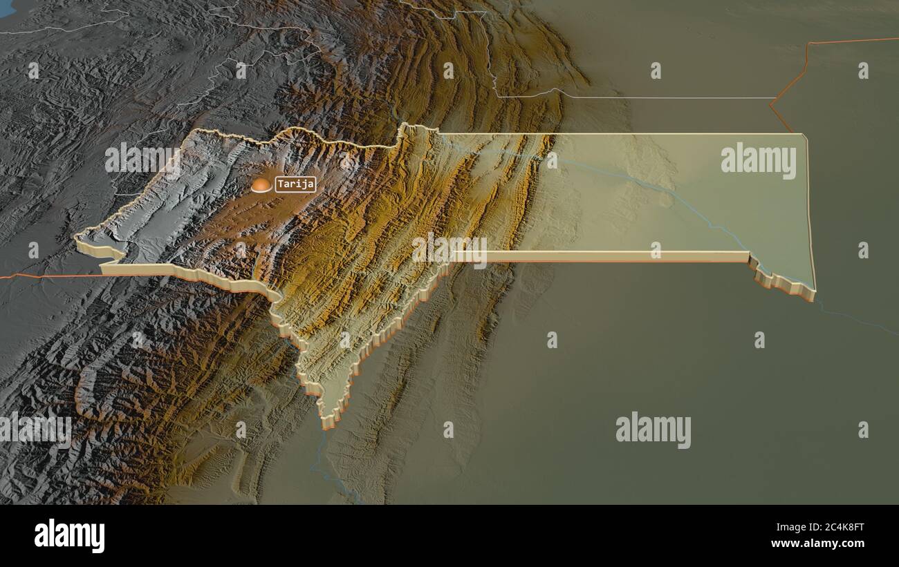 Map of tarija, bolivia hi-res stock photography and images - Alamy
