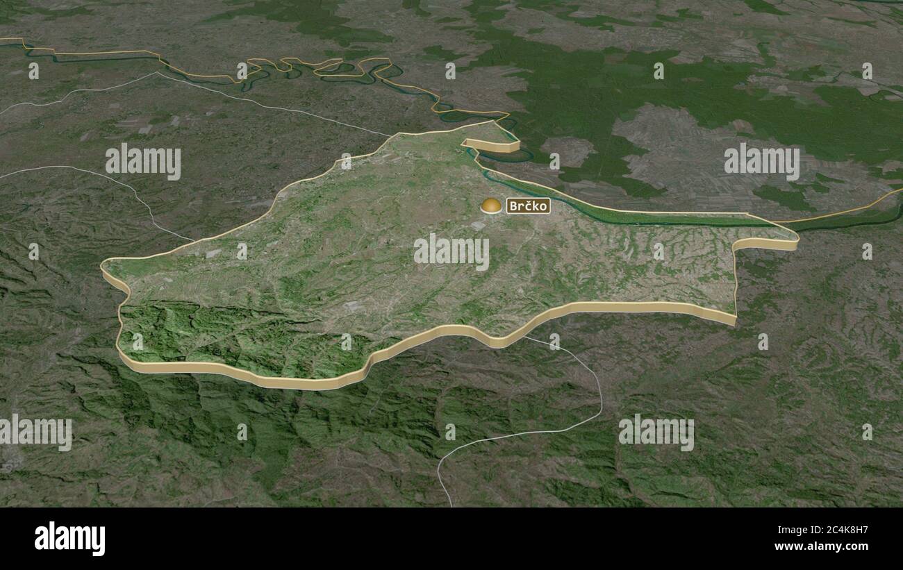 Map satellite geography bosnia hi-res stock photography and images - Alamy