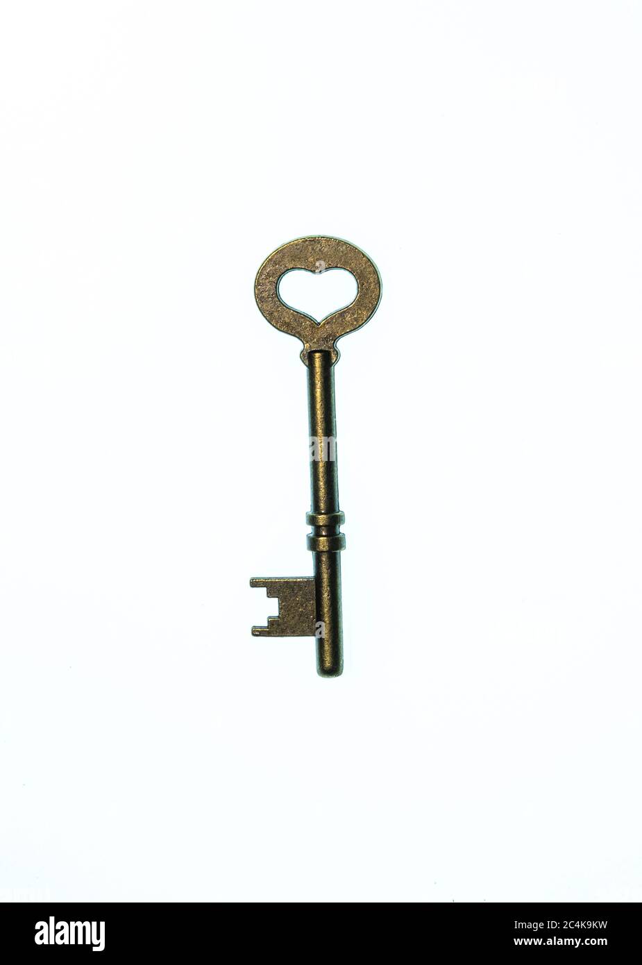 Heart shape key Stock Photo - Alamy