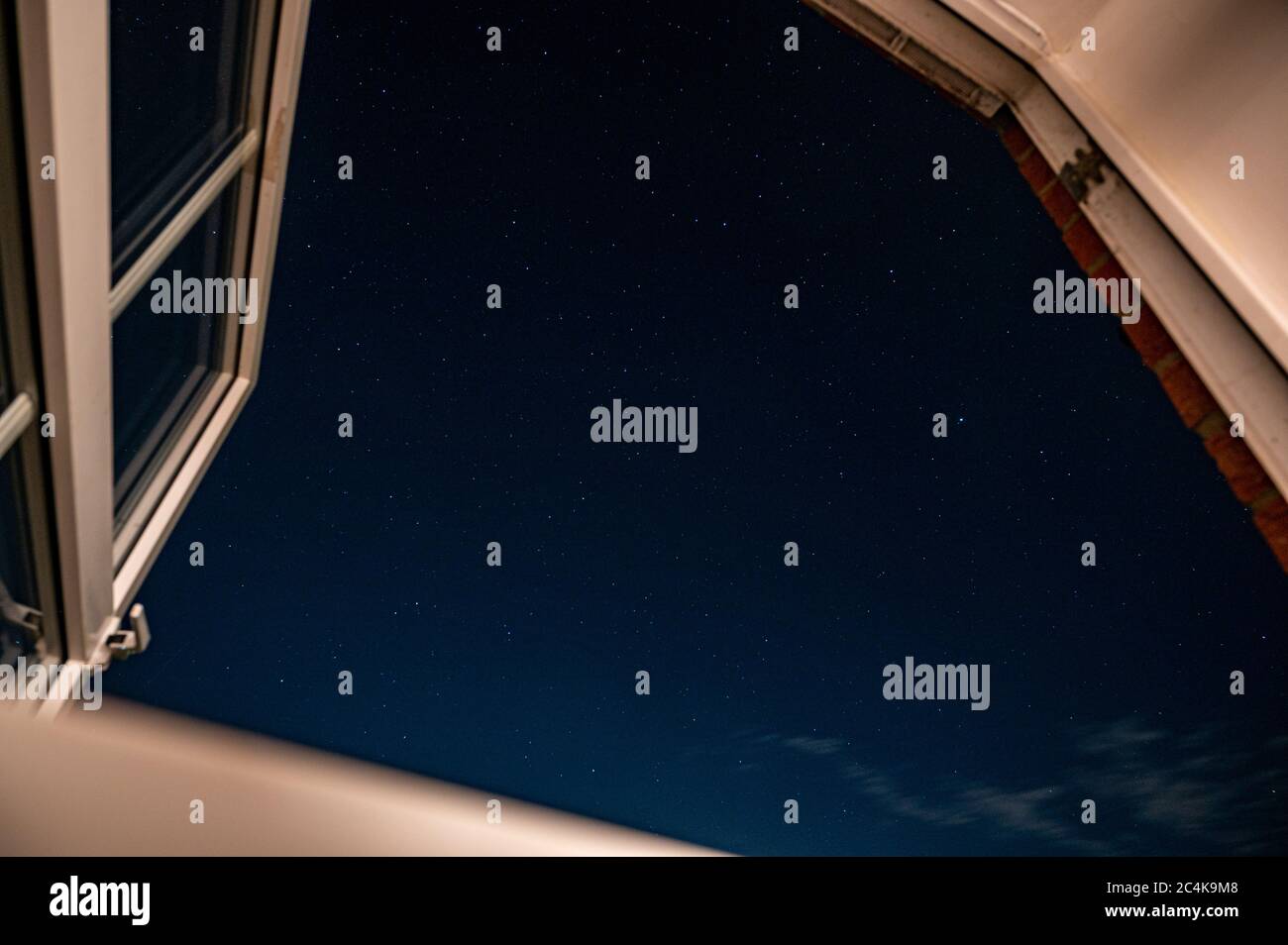 Northern hemisphere stars through a window Stock Photo - Alamy