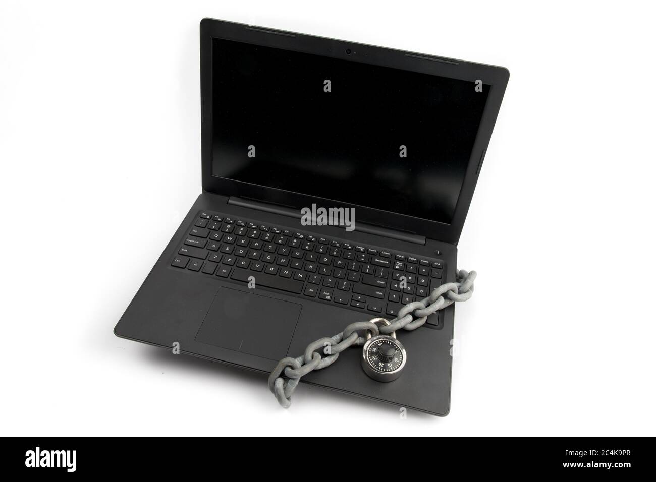 Open laptop chain hi-res stock photography and images - Alamy