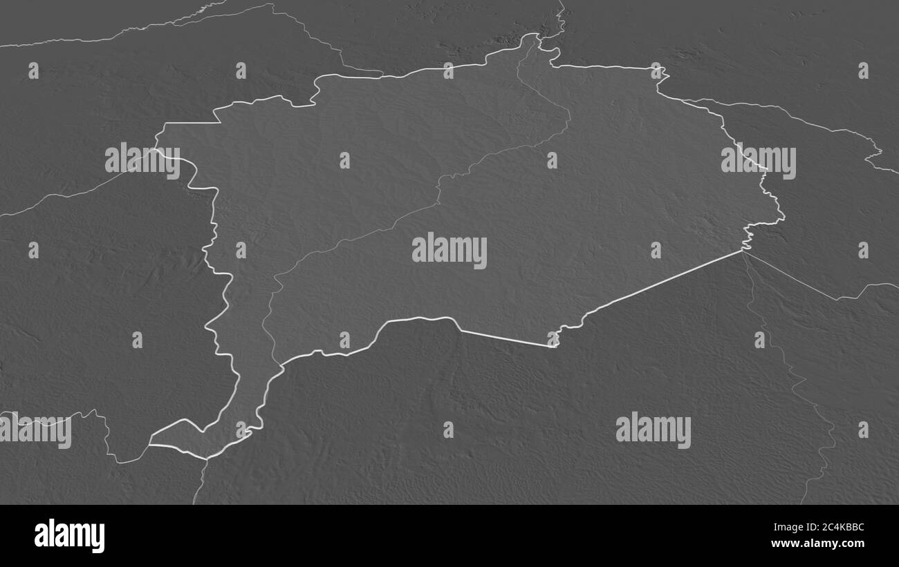 Zoom in on Haute-Kotto (prefecture of Central African Republic ...