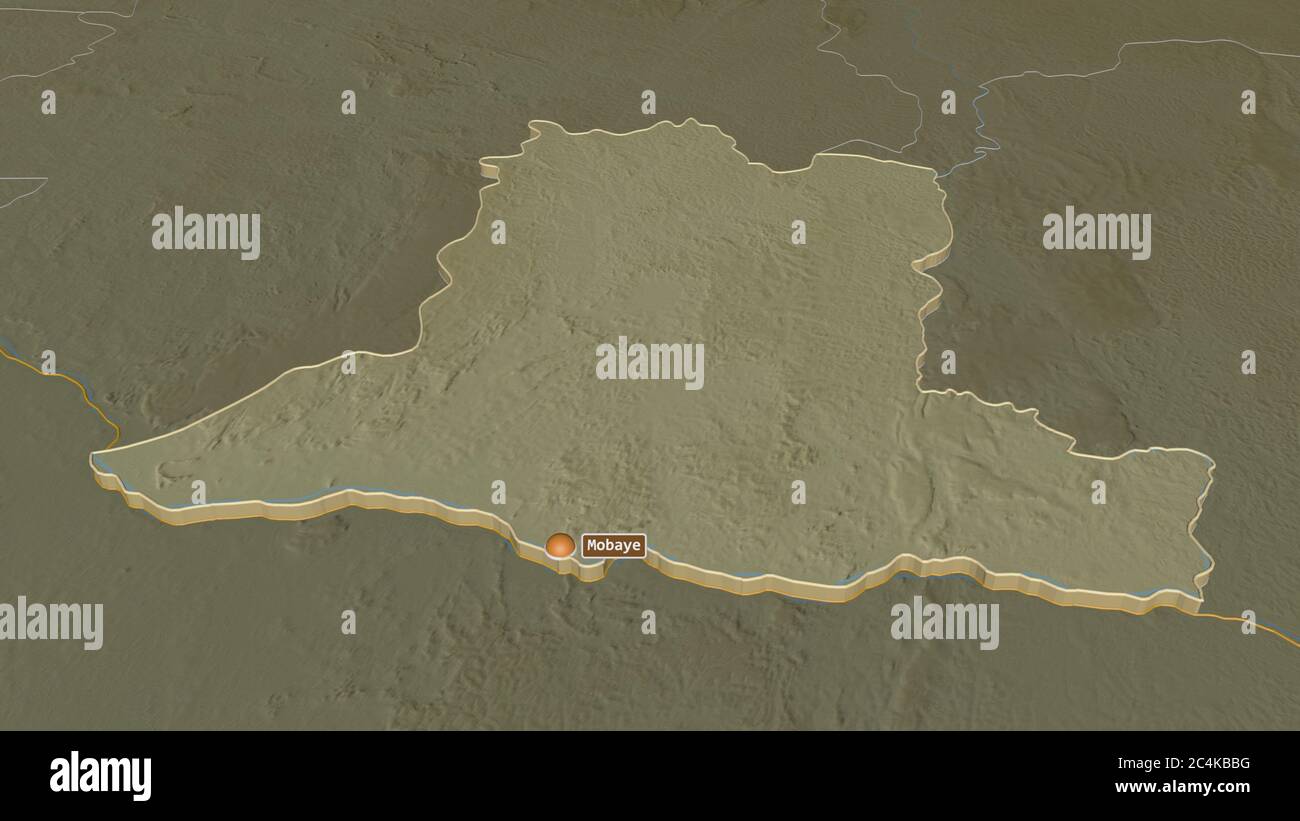 Zoom in on Basse-Kotto (prefecture of Central African Republic ...