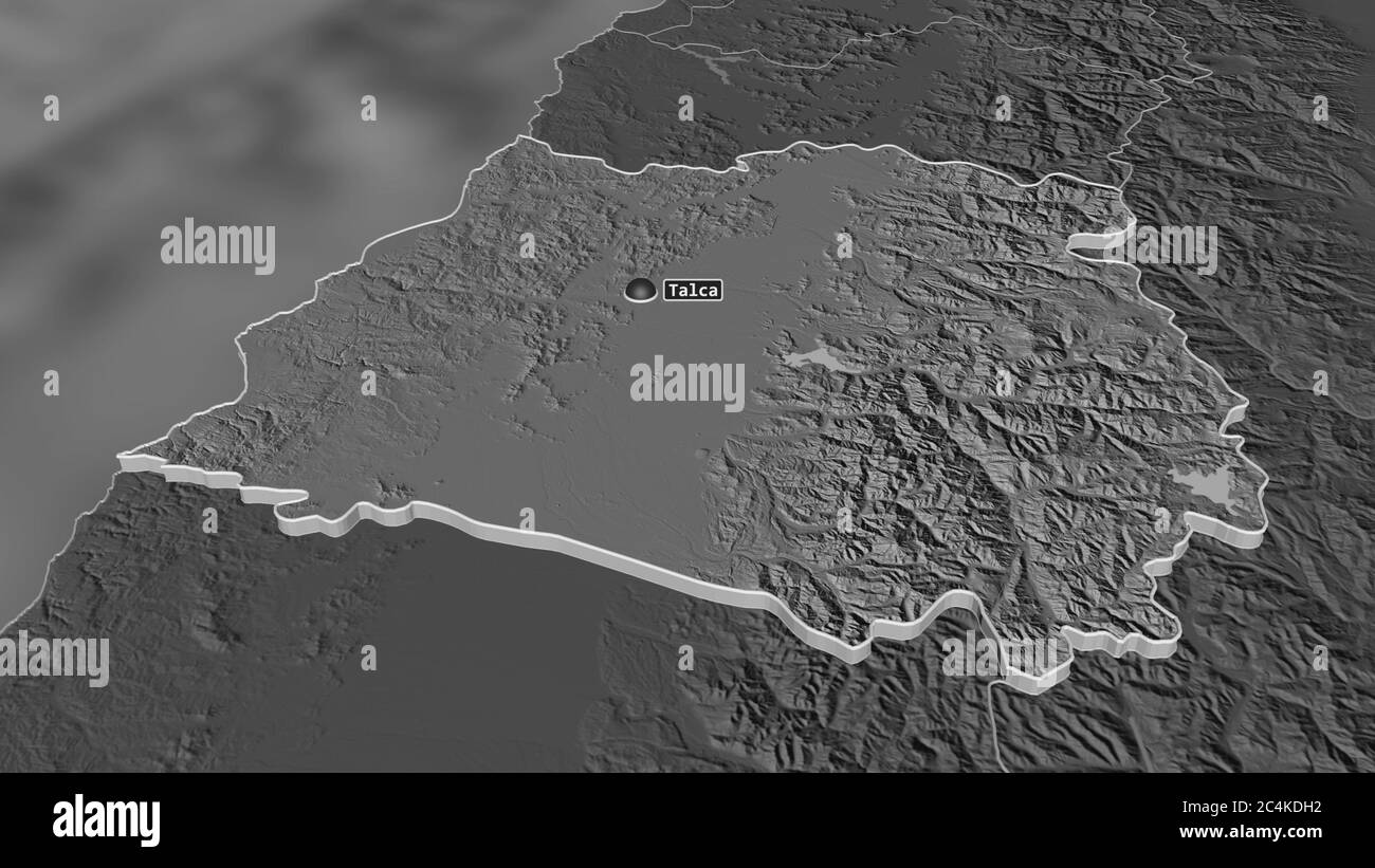 Maule chile map geography hi-res stock photography and images - Alamy