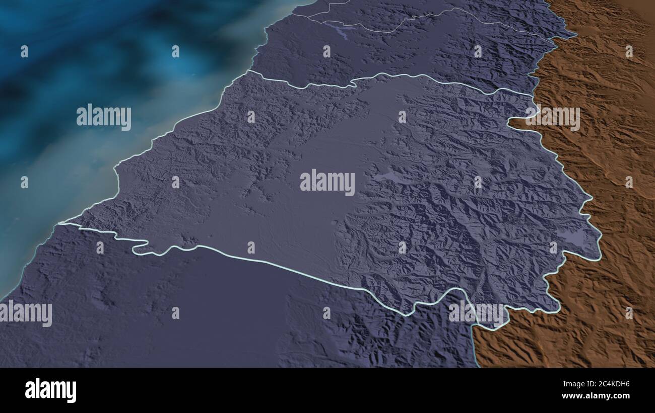 Maule chile map geography hi-res stock photography and images - Alamy