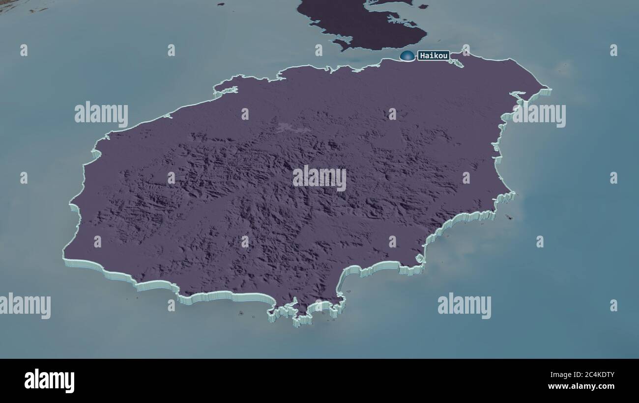 Haikou map hi-res stock photography and images - Alamy