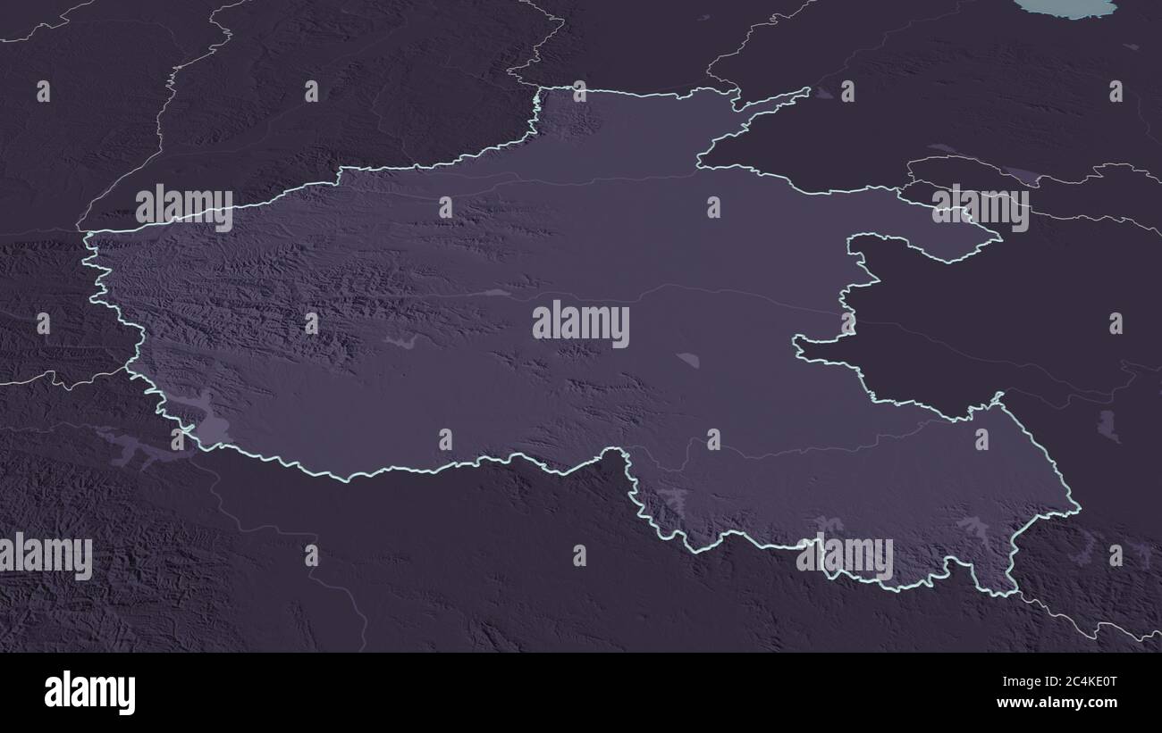 Map Henan Province China High Resolution Stock Photography and Images ...