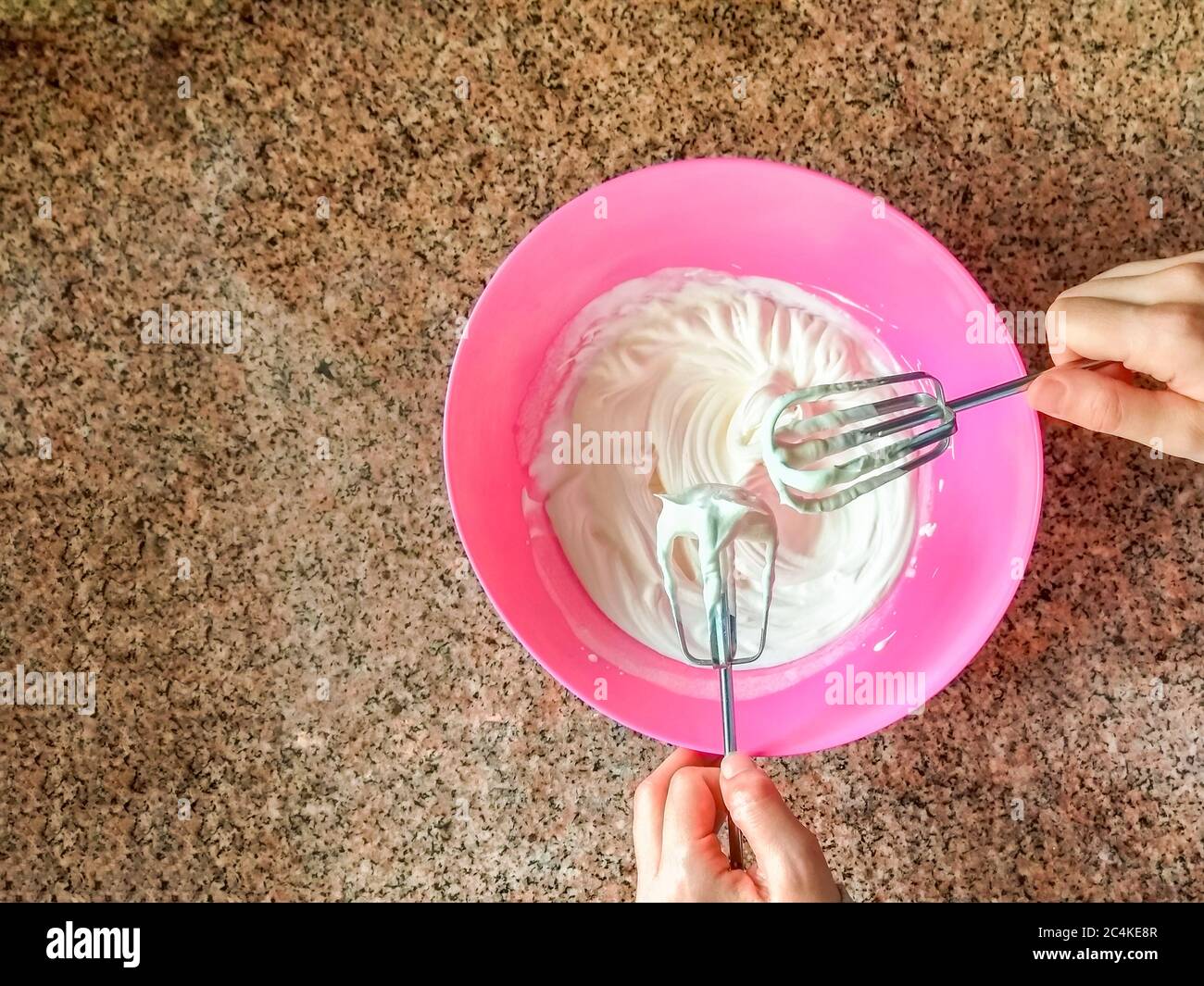 Mixing cream hi-res stock photography and images - Alamy
