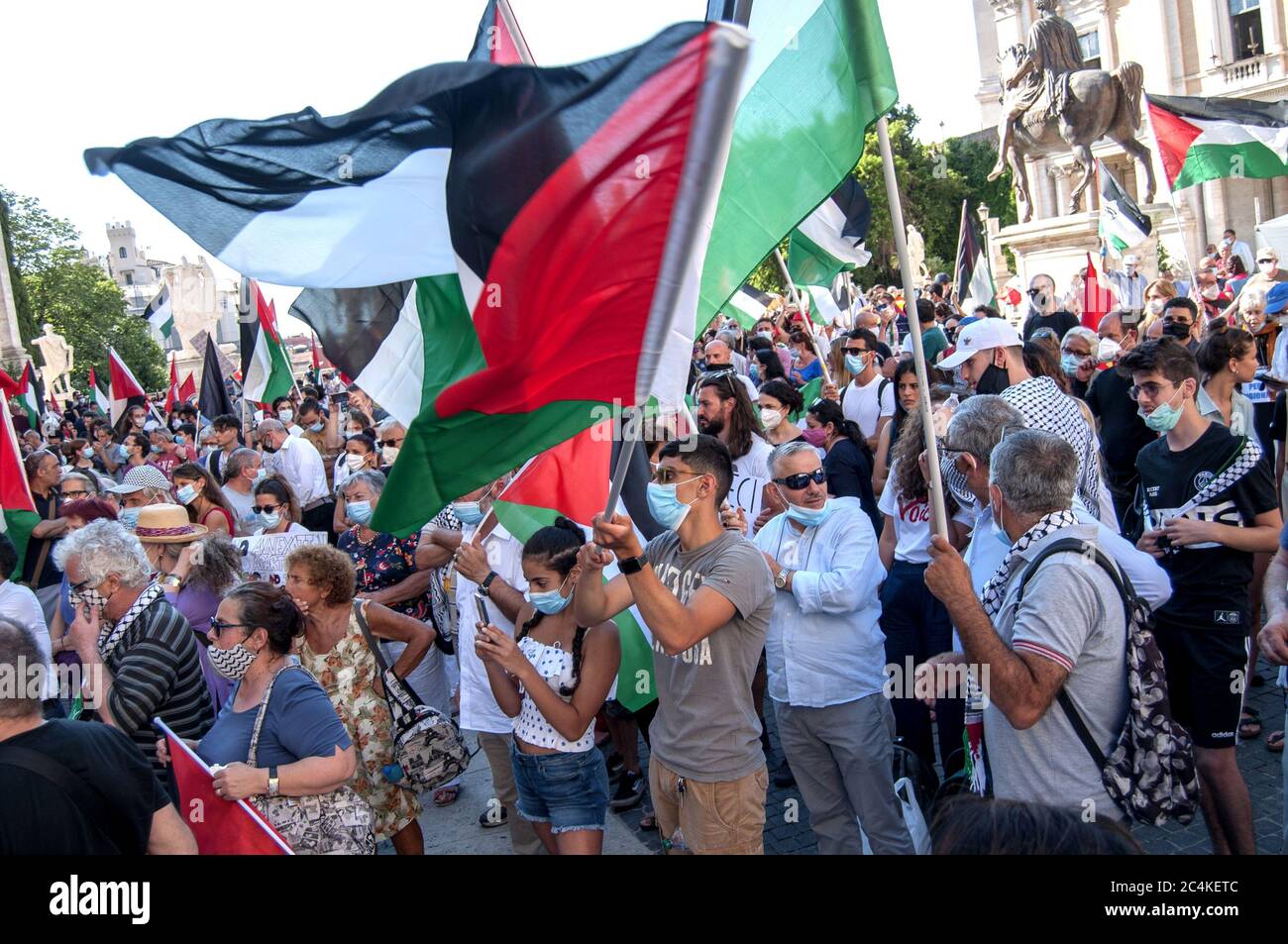 Rome, Italy. 27th June, 2020. Rome. National day of mobilization ...