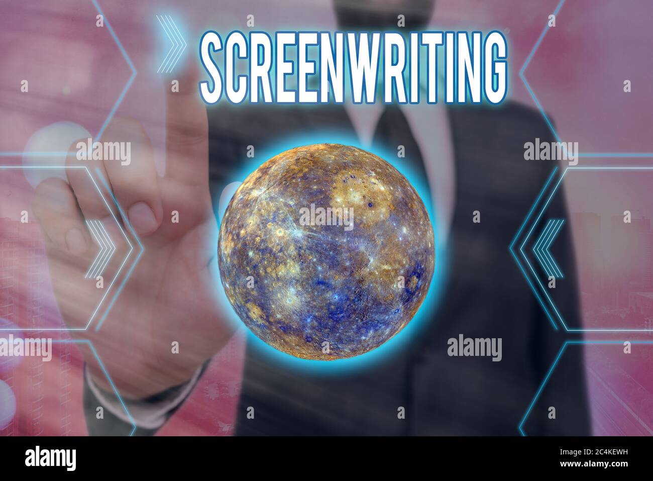 Handwriting text writing Screenwriting. Conceptual photo the art and ...
