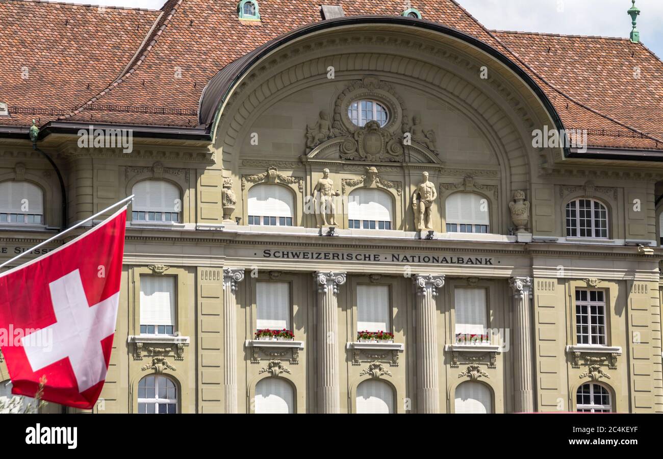 Bern, Switzerland - Swiss National Bank building Stock Photo - Alamy