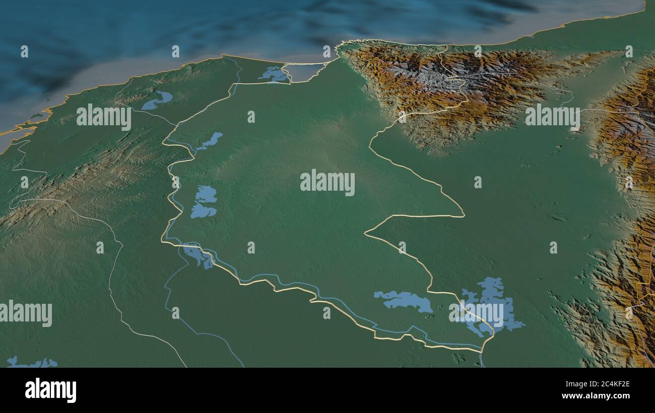 Colombia magdalena map hi-res stock photography and images - Alamy