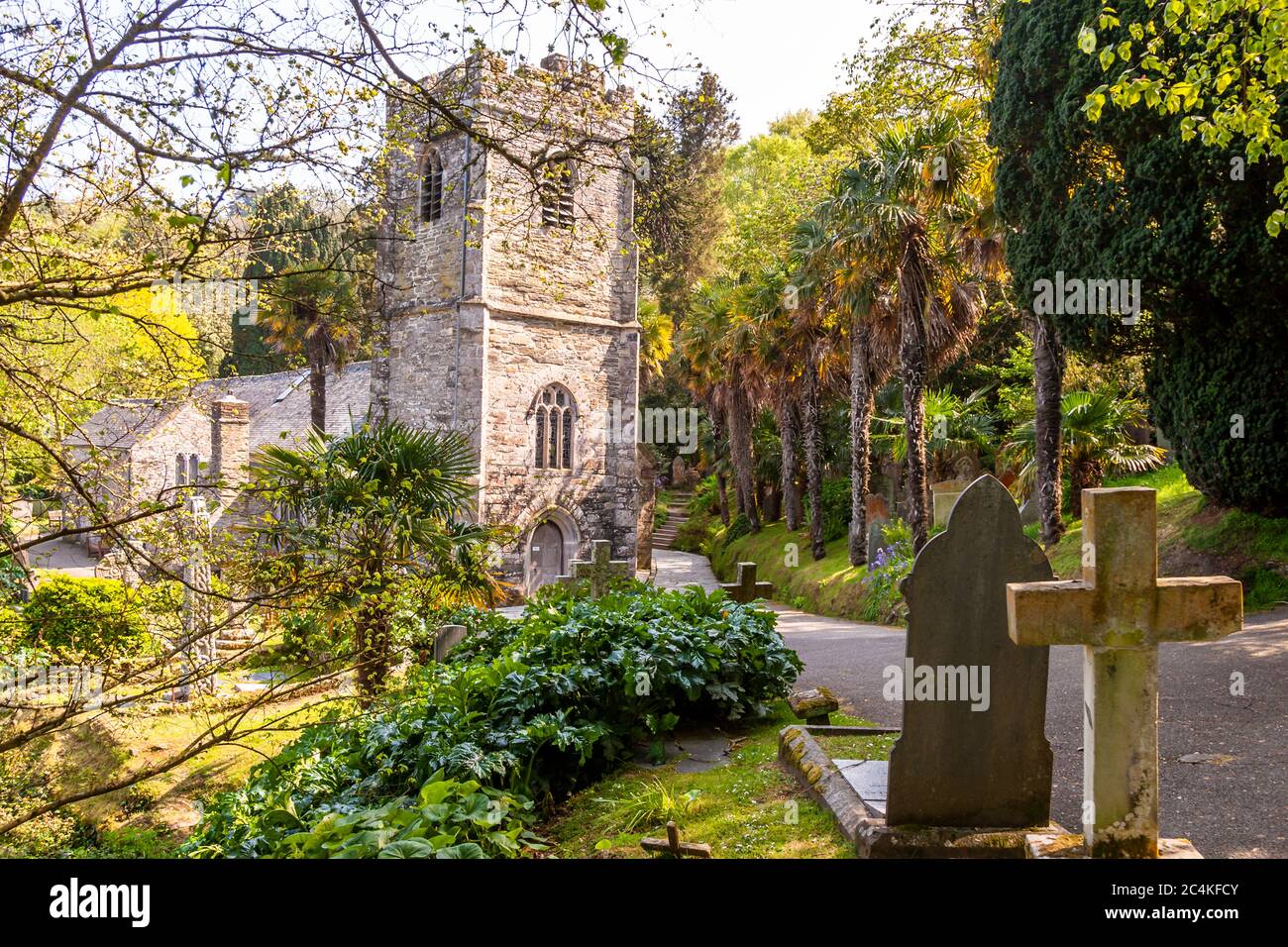 St Just's Church, Lower Castle Road, St. Mawes, Cornwall, UK, England ...