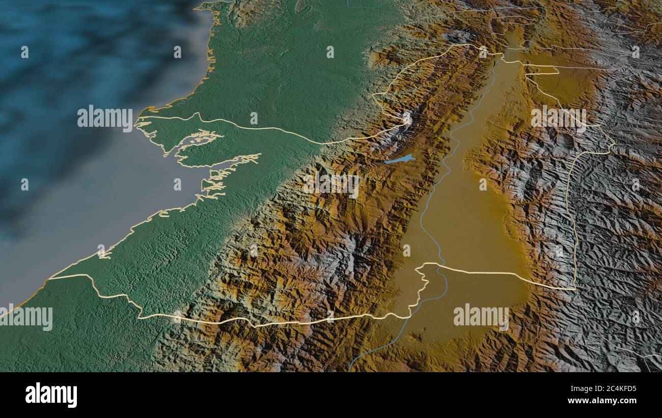 Mapa Topográfico De Cali Map Of Colombia, With The Geopolitical