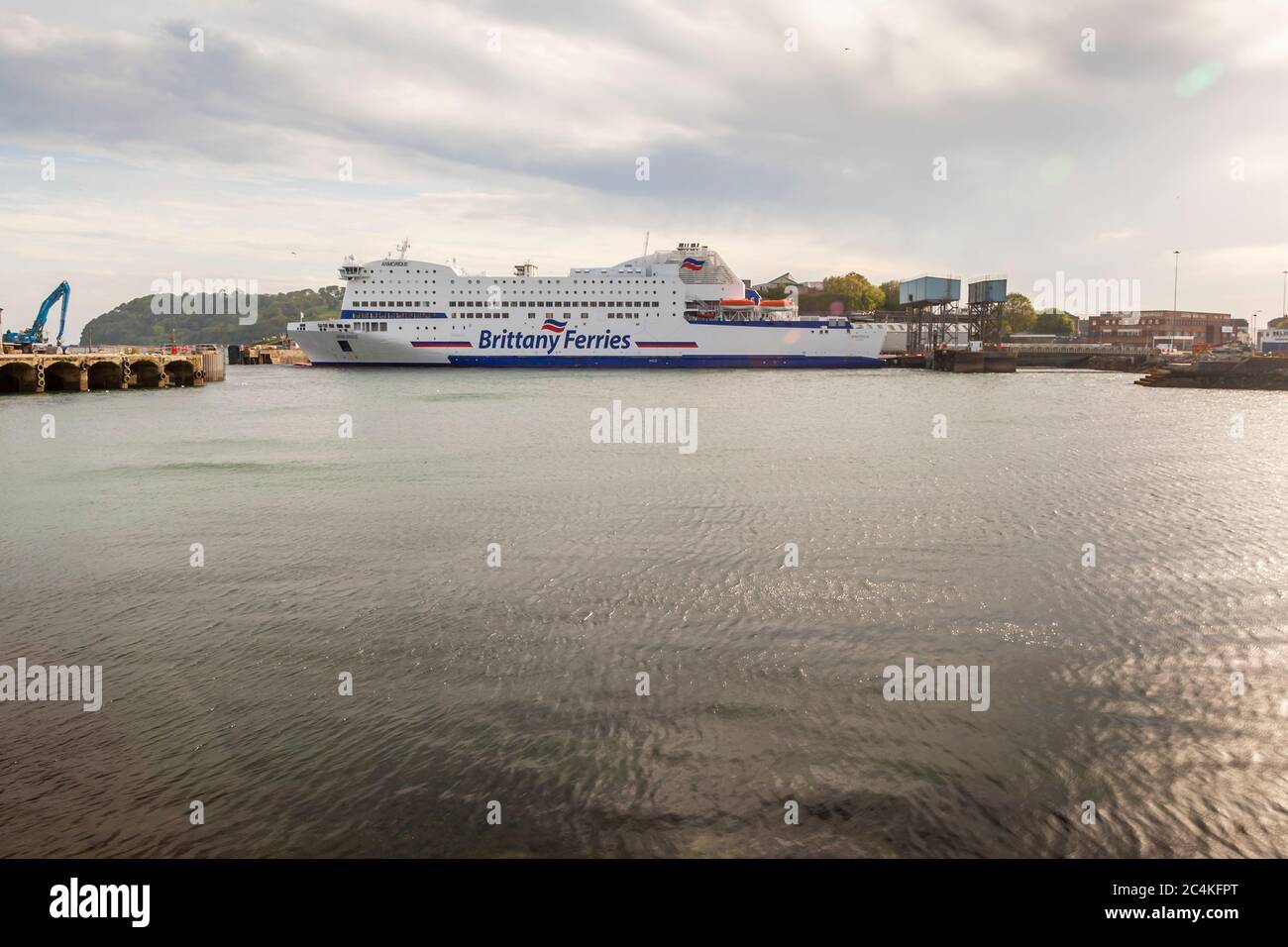 The Ferry Boat Armorique of Brittany Ferries in Plymouth, England ...
