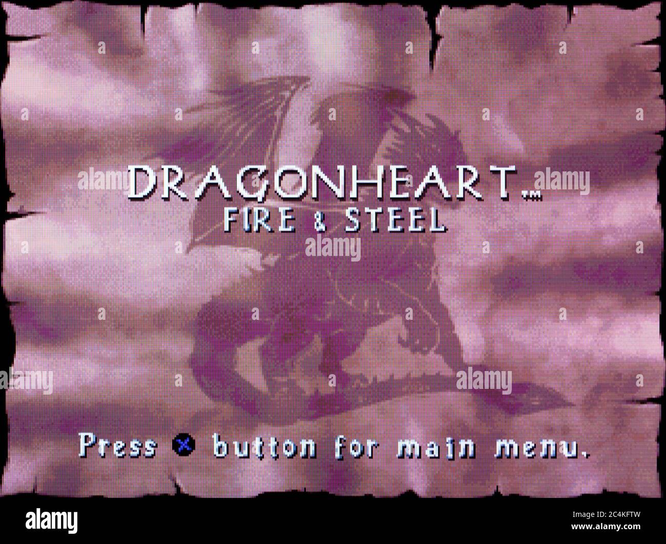 Dragonheart Fire & Steel - Sony Playstation 1 PS1 PSX - Editorial use ...