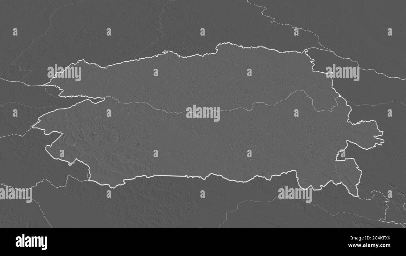 Zoom in on Bas-Uele (province of Democratic Republic of the Congo ...