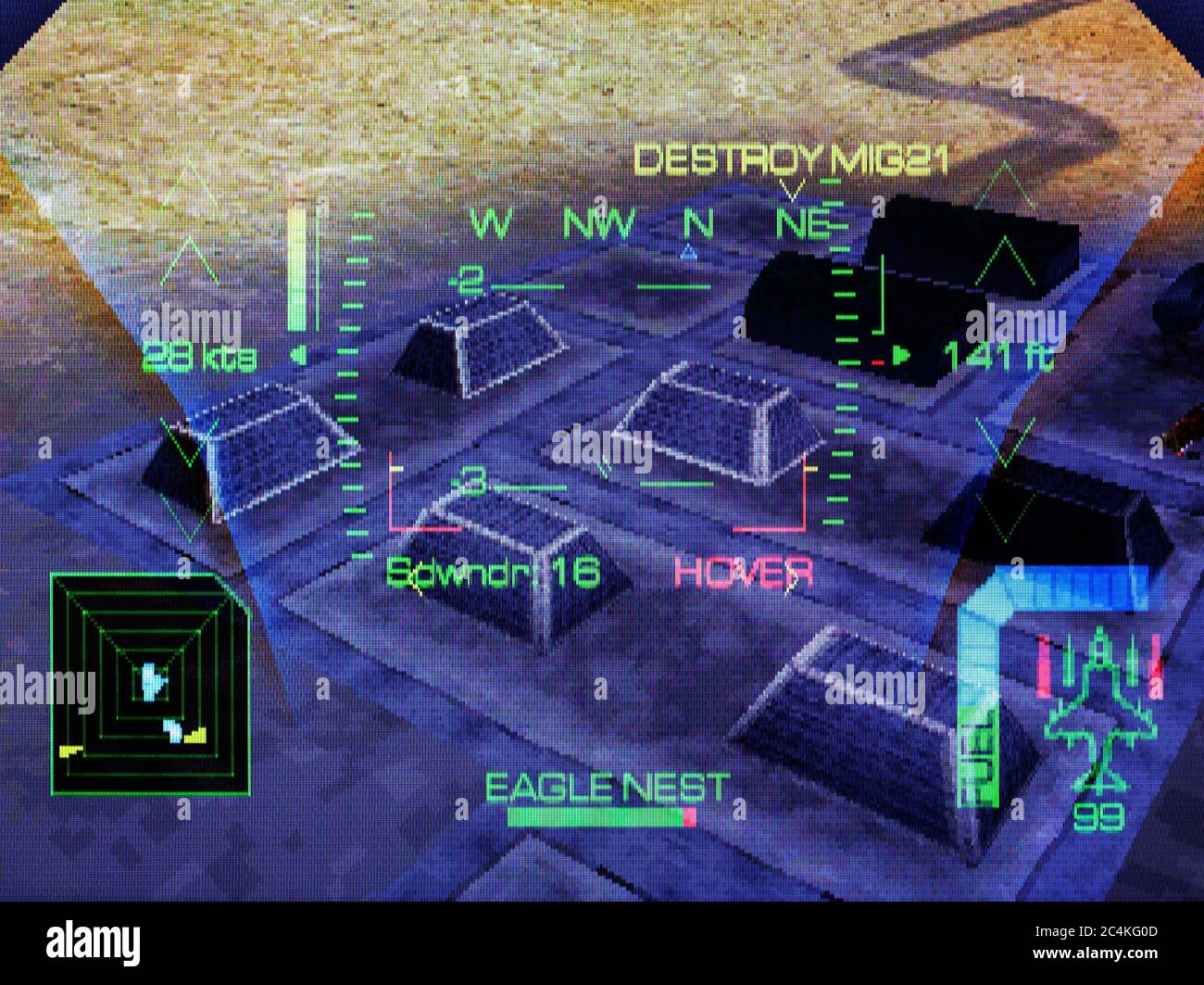 Eagle One Harrier Attack - Sony Playstation 1 PS1 PSX - Editorial use ...