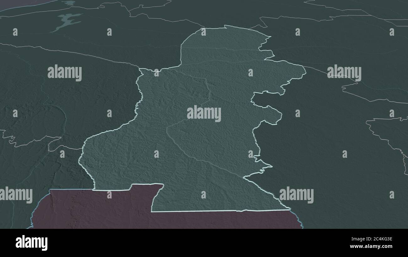 Zoom in on Kasaï (province of Democratic Republic of the Congo ...