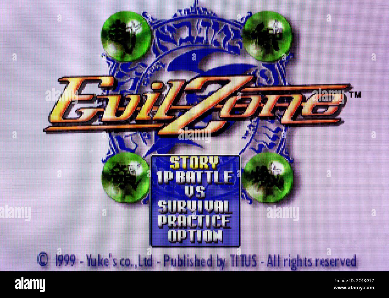 Evil Zone - Sony Playstation 1 PS1 PSX - Editorial use only Stock Photo ...