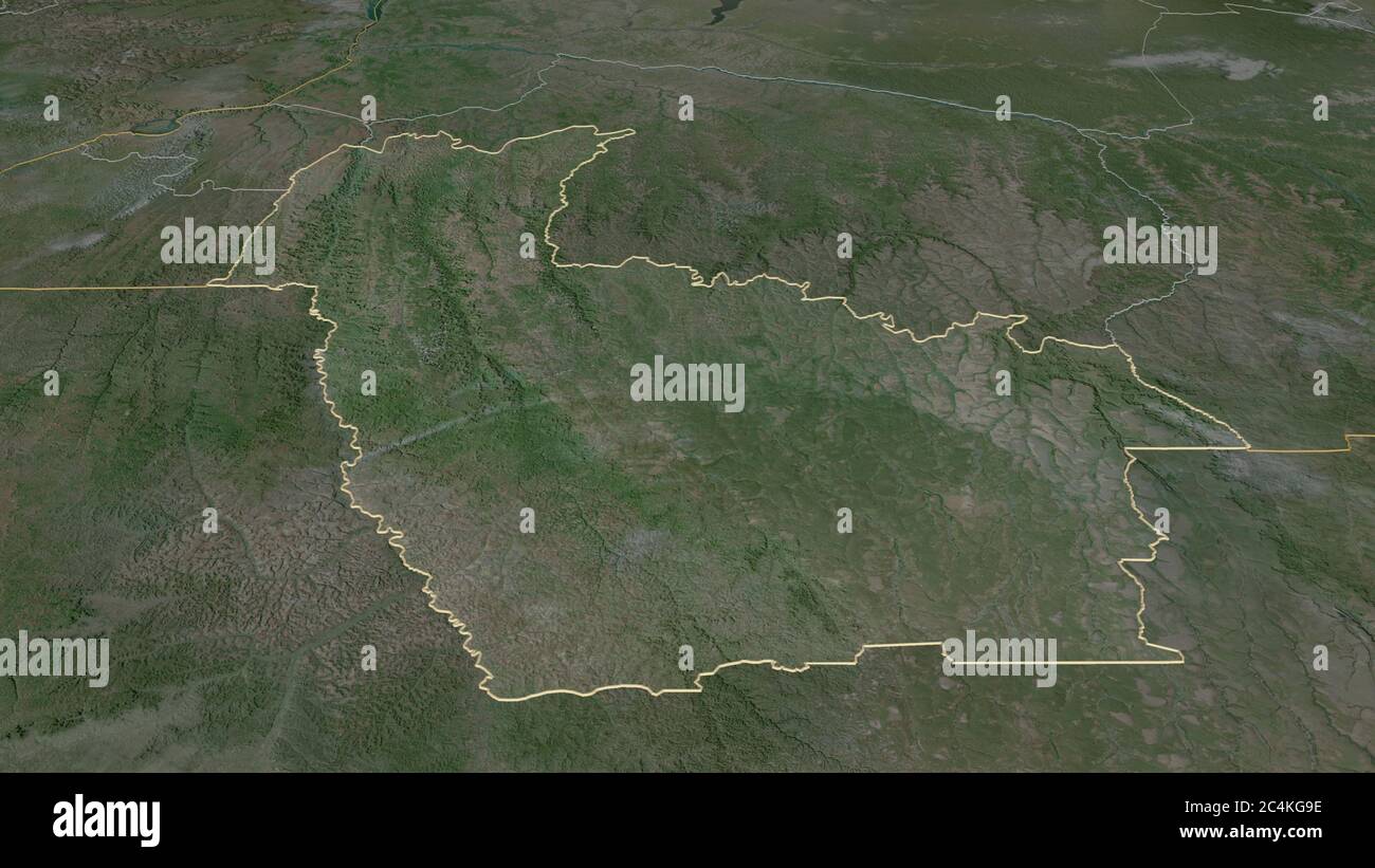 Zoom in on Kwango (province of Democratic Republic of the Congo ...