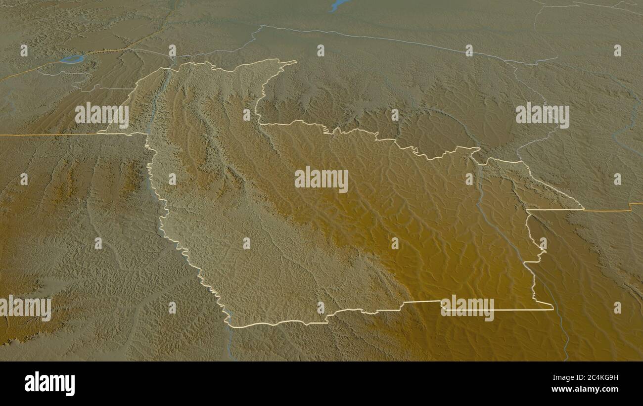 Zoom in on Kwango (province of Democratic Republic of the Congo ...