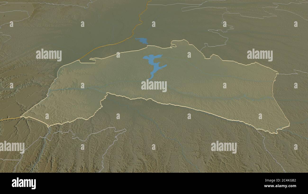 Zoom in on Maï-Ndombe (province of Democratic Republic of the Congo ...