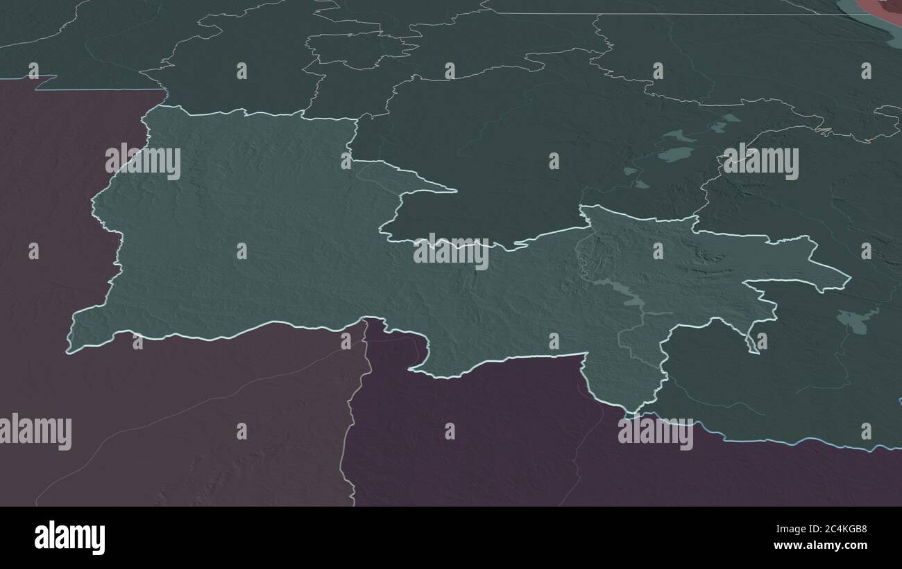 Zoom in on Lualaba (province of Democratic Republic of the Congo ...